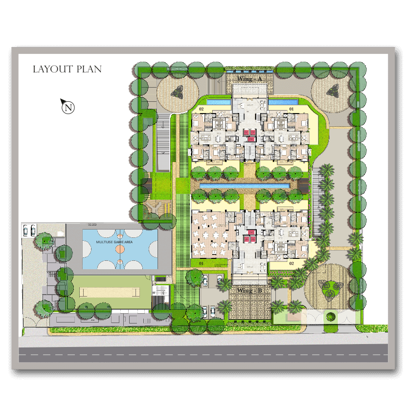Luxurious 4 BHK Flats in Prime Location - Shalimar Gallant West ...